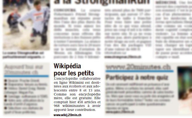 Wikimini:Presse — Wikimini, l’encyclopédie pour enfants