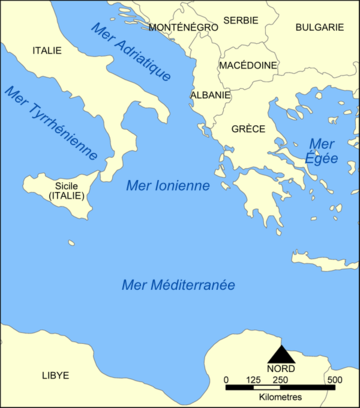 Mer Ionienne — Wikimini, l’encyclopédie pour enfants