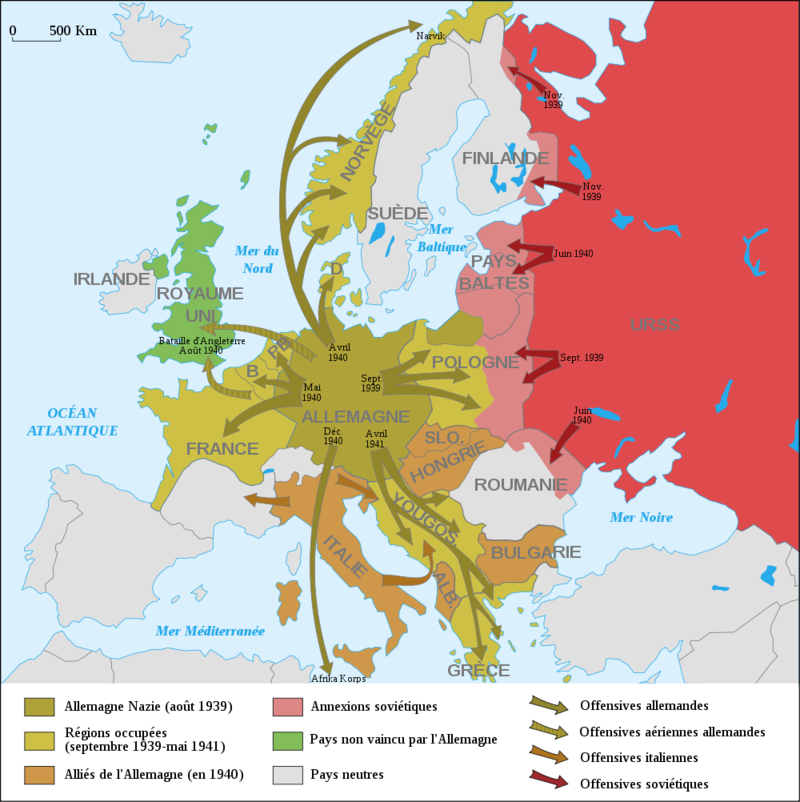 Seconde Guerre mondiale — Wikimini, l’encyclopédie pour enfants