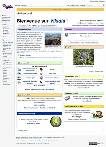 Vikidia — Wikimini, l’encyclopédie pour enfants