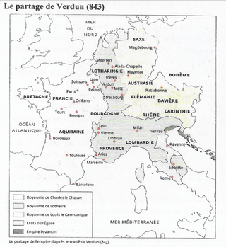 Traité de Verdun — Wikimini, l’encyclopédie pour enfants