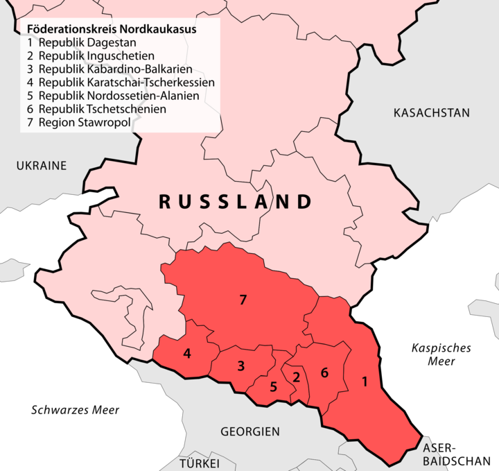 District fédéral du Caucase du Nord — Wikimini, l’encyclopédie pour enfants
